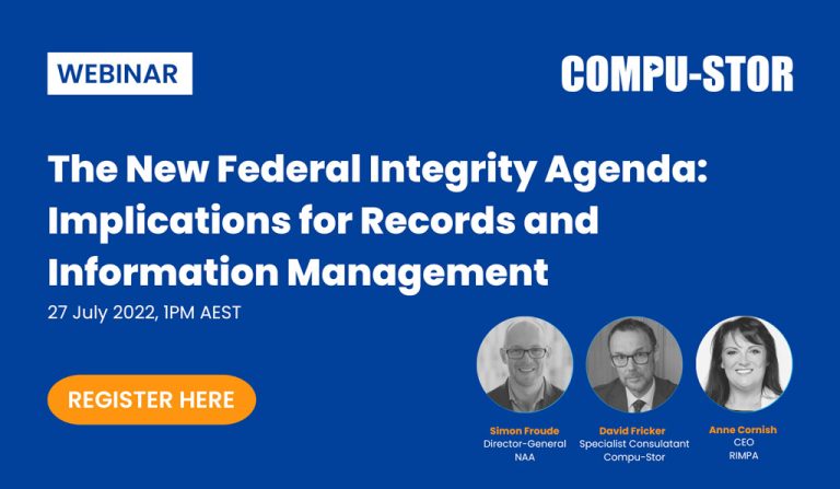 The New Federal Integrity Agenda – Webinar Registration - Compu-Stor