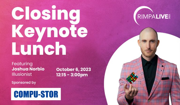 RIMPA Live 2023 closing Keynote Lunch on the Gold Coast - Compu-Stor